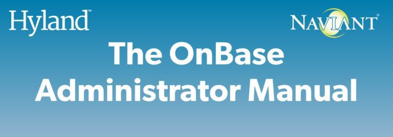 OnBase Training - Documentation, Training, Manuals and More